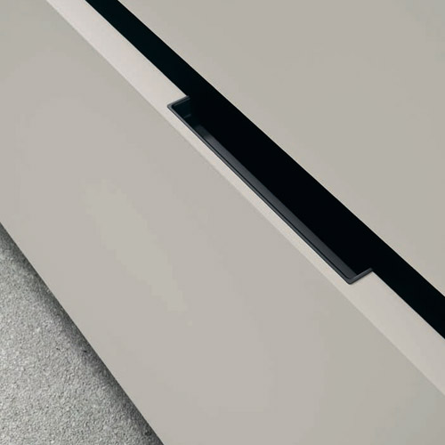 Straight Edge Door with “Built-In” Handle - Prestige Designs