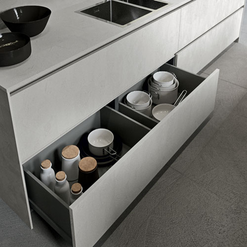 BASE UNIT WITH 150 CM WIDE LARGE DRAWERS - Prestige Designs